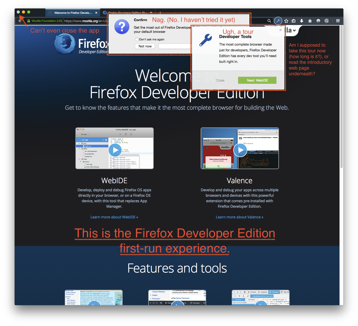 Firefox Developer Edition | Hacker News